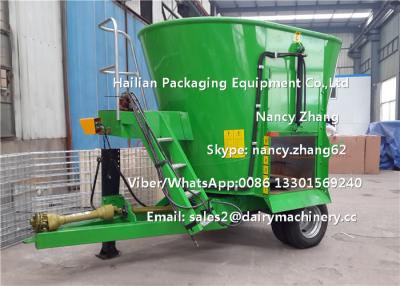 China 7CBM Vertical TMR Mixers For Cow Farms , CE Certificate Cattle Feed Mixer for sale