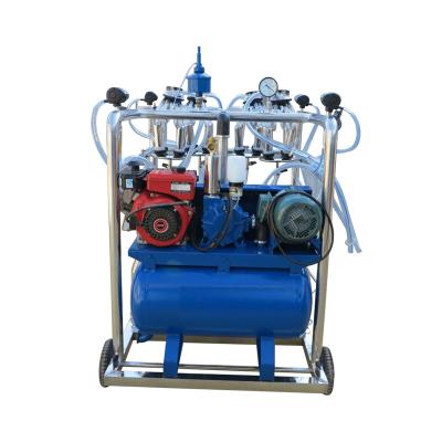 China HL-JN03A 4 Bucket Portable Milking Machine with Diesel Engine and Electric Motor for sale