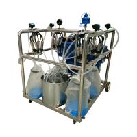 China HL-JN03A Transparent Bucket Milking Machine with Diesel Engine and Electric Motor for sale