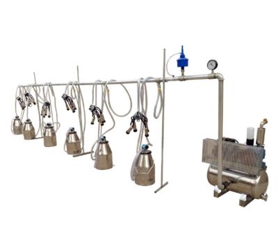 China HL-JN10 6 Milking Bucket Automatic Cow Milk Machine with 380V 50Hz for sale