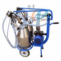 China HL-JN07A Cow Portable Milker System with Twin Milking Bucket 25Litre for sale