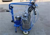 China HL-JN07A Transparent Bucket Dry Pump Electric Milking Machine with 1.1Kw Motor for sale