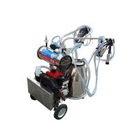 China HL-JN09 Diesel Engine Dairy Automatic Milking Machine with Double Bucket 25L for sale