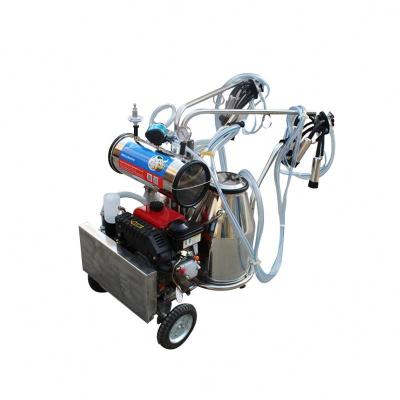 China HL-JN09 Diesel Engine Dairy Automatic Milking Machine with Double Bucket 25L for sale