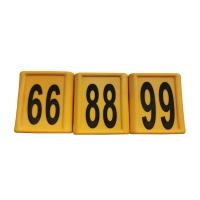 China Livestock Management Waterproof EVA Cow Collar Number Set With Digital Coding for sale