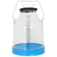 China 32L Transparent Barrel Milking Bucket Pail Perfect Solution For Dairy Industry And Farms for sale