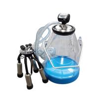 China Cow Transparent Milking Bucket Group With 25L Capacity For Large-Scale Dairy Production Height 470mm for sale