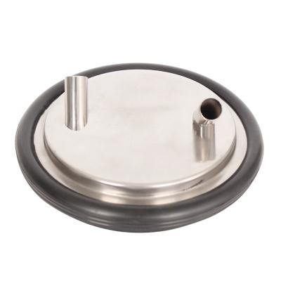 China 175mm Mouth Diameter Milking Bucket Lid Compatible Milk Bucket Pail With 19mm Port Diameter for sale