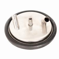 China 3 Lid Ports Milking Bucket Lid Made Of Stainless Steel For Optimal Productivity for sale