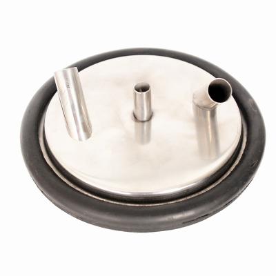 China 3 Lid Ports Milking Bucket Lid Made Of Stainless Steel For Optimal Productivity for sale
