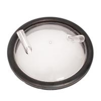 China 175mm Mouth Diameter Milking Bucket Cover With Rubber Sealing Ring Milking Bucket Pail For Compatibility for sale