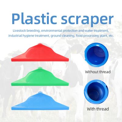 China Plastic Milk Hall Scraper For Superior Performance Daily Cleaning With Green Blue Red Color for sale