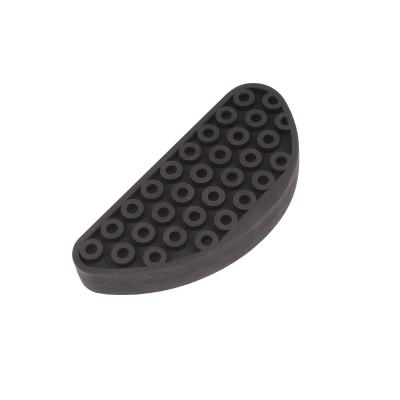 China American Black Rubber Cow Hoof Pad 12.3×5.5 Cm For Long Lasting Durability for sale