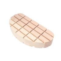 China Black Beech Wood Cow Hoof Pad With 5CM Width for sale