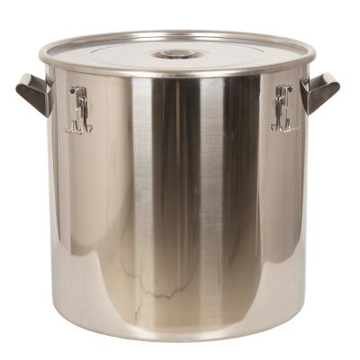 China 100L Stainless Steel Round Drum For Soup Production In Restaurants for sale