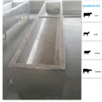 China 4000mm Water Trough Stainless Steel Heated Drinking Water Tank for Cow and Cattle for sale