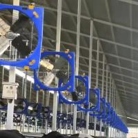 China 32000m3/h Airflow Capacity Dairy Cow Barn Ventilators for Optimal Air Circulation and Low Noise Level of 69 DB for sale