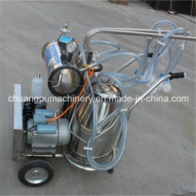 China Portable Milking Machine 220-380V Electric with 1100W Power for 20-24 Cows/Hour Dairy Farming for sale
