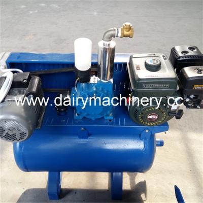 China Electric and Gasoline Power Cow Milking Machine with 550L 850L 1500L Vacuum Pump for sale
