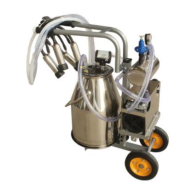 China HL-JN11-Cust Single Bucket Electric Milking Machine for Cow with 25 Litre Milk Bucket and 5-8 Cows Per Hour Capacity for sale