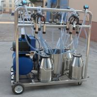 China HL-JN03 Mobile Milking Machine with 2.2kw Power 25 Litre Milk Bucket for 40-50 Cows Productivity for sale