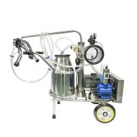 China HL-JN01 Mobile Milking Machine with 25 Litre Milk Bucket, 5-6 Min/Cow Milking Time and 220V/50Hz Customizable Motor for Cows and Goats for sale