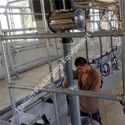 China Glass Bottle Cow Herringbone Milking Parlor System with Glass Milk Meter and CIP Cleaning System for 16 to 64 Cows for sale