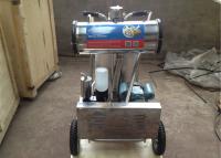 China 220v / 50hz Aluminum Bucket Dairy Milking Machinery With Mobile Wheel for sale
