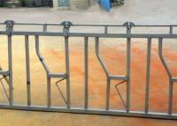 China Hot Dip Galvanized Pipe Cow Head Lock With Motion Bar , Montant , Mantlet for sale