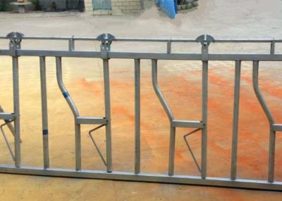 China Hot Dip Galvanized Pipe Cow Head Lock With Motion Bar , Montant , Mantlet for sale