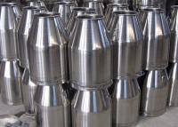 China 50L Goats Milking Machine Parts Stainless Steel Milk Bucket With Lid / Cover for sale