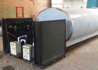 China 10T Horizontal Direct Type Milk Cooling Tank For  Dairy Farm , Double - Walled for sale