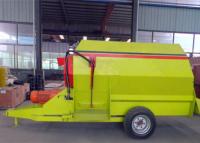 China Adjustable 7 Cubic Meter Mobile Animal TMR Feed Mixer 18KW OEM service for sale