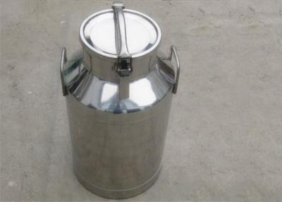 China SS304 High Rubber Sealing Ring Stainless Steel Milk Can With Fixed Handle for sale