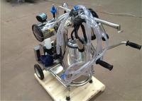 China Portable Electric Single Mobile Milking Machine With 50Kpa Vacuum Degree for sale