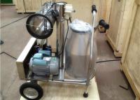 China Household Electric Mobile Milking Machine With One SuS Milking Bucket for sale
