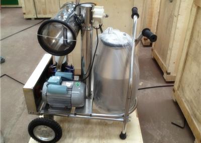 China Household Electric Mobile Milking Machine With One SuS Milking Bucket for sale