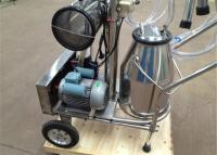 China Economic De Lavel Farm Single Cow Milking Machine With Mobile Wheel for sale