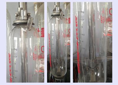 China 6 Liter Double Scale Goat Glass Milk Recorder , Milk Meter with Water Separator for sale