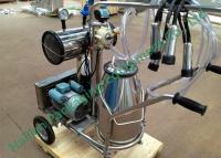 China Manual Single Bucket Mobile Milking Machine for Dairy Cow Farms for sale