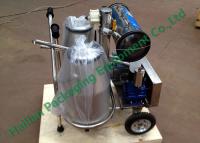 China Stainless Steel Cow Milk Sucking Machine 25Litre Double Milk Cans for sale