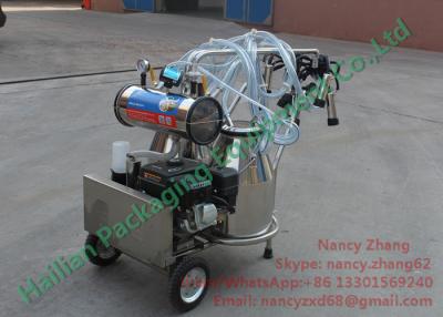 China Stainless Steel Gasoline Type Mobile Milking Machines for Dairy Farms for sale
