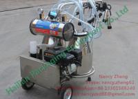China Farm Milking Equipment Portable Cow Milker with Petrol / Gasoline Engine for sale