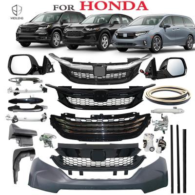 China MEILENG USA Version Auto body systems High Quality Front grille parts Car grills for Honda accord city civic pilot hrv c for sale