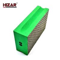China 90x55 Mm Hand Polishing Pads Diamond Abrasive Tool For Stones / Tiles for sale