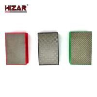 China 90x55 Mm Hand Polishing Pads Diamond Abrasive Tool For Stones / Tiles for sale