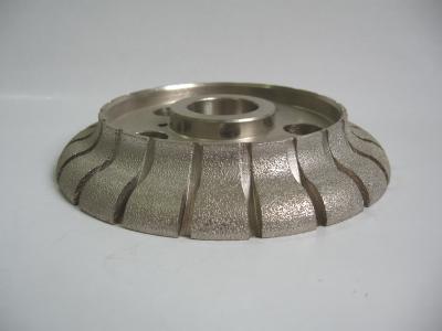 China Diamond Cutting Round Edge Polishing Wheels For Marble for sale