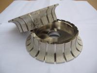 China Diamond Cutting Round Edge Polishing Wheels For Marble for sale