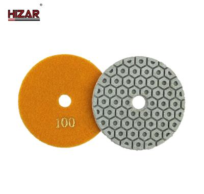 China 200 Grit Odm Color 6 Inch 152mm Diamond Wet Polishing Pads Polishing for sale