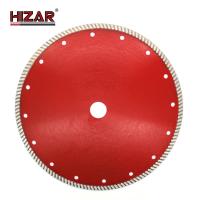 China Turbo 35cm 22.23mm Central Hole Concrete Cutting Blade 8cm Porcelain Tile Cutting Disc for sale